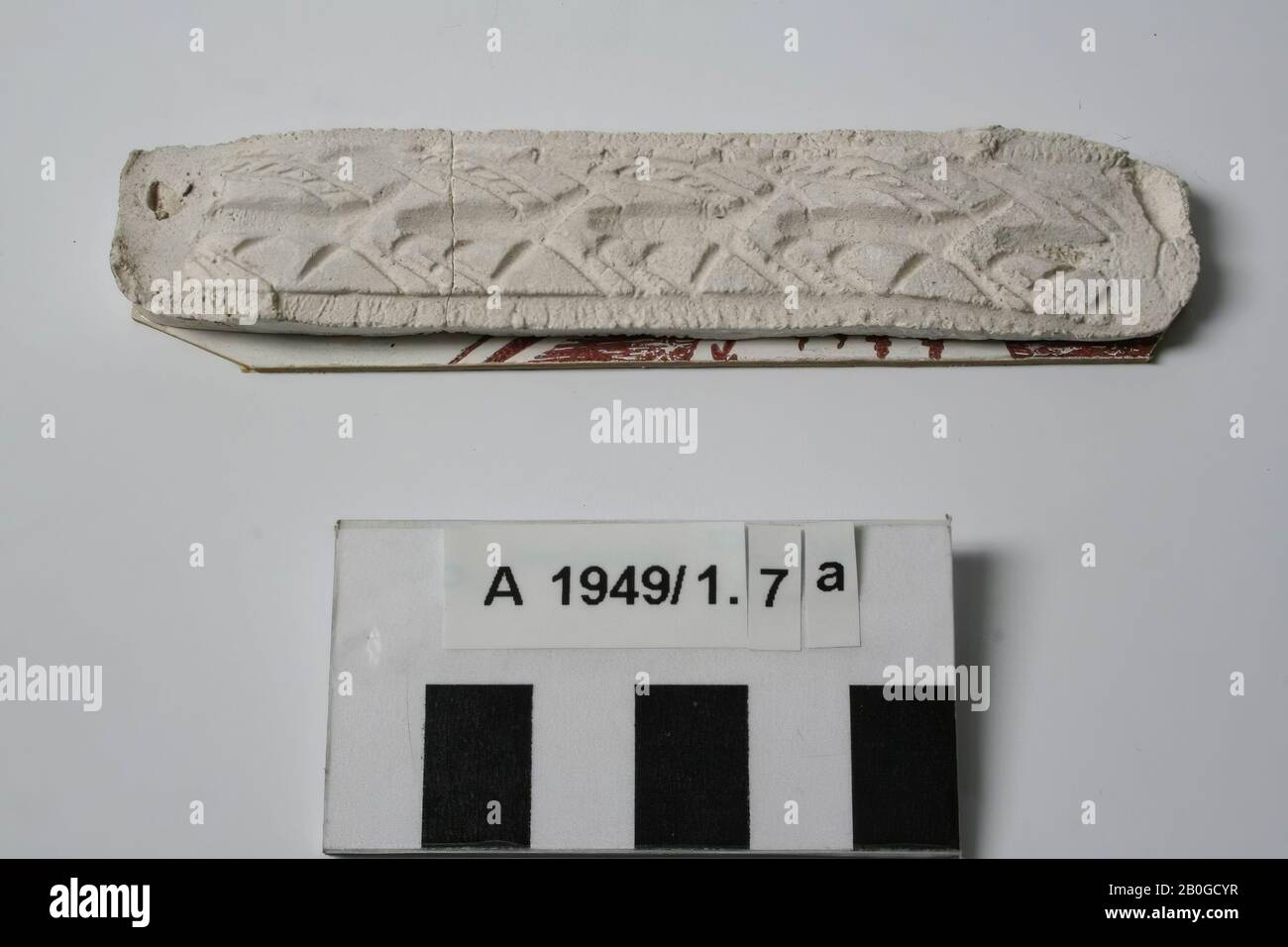 Plaster cast of cylinder seal A 1949 Stock Photo - Alamy