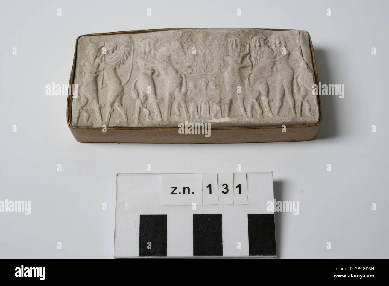 Ancient Near East, imprint, cylinder seal, plaster, 4.5 x 9.6 x 1.5 cm ... Ancient Near East, imprint, cylinder seal, plaster, 4.5 x 9.6 x 1.5 cm ...