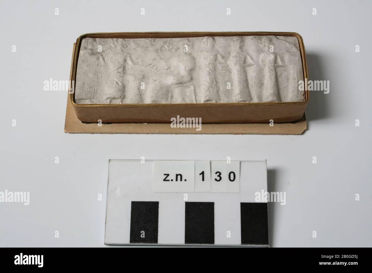 Ancient Near East, imprint, cylinder seal, plaster, 3.2 x 8.8 x 1.4 cm ... Ancient Near East, imprint, cylinder seal, plaster, 3.2 x 8.8 x 1.4 cm ...