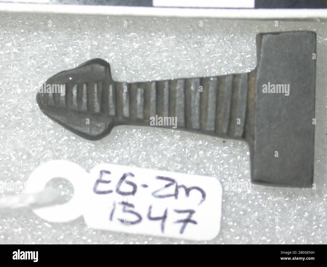 semi-sign, amulet, hieroglyph, stone (gray), 2.8 cm (1 1 Stock Photo ...