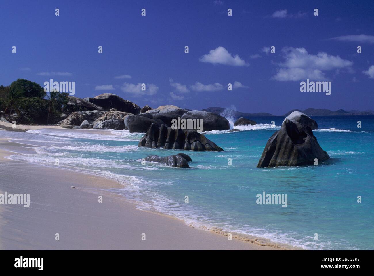 British virgin islands virgin gorda beach ocean hi-res stock ...