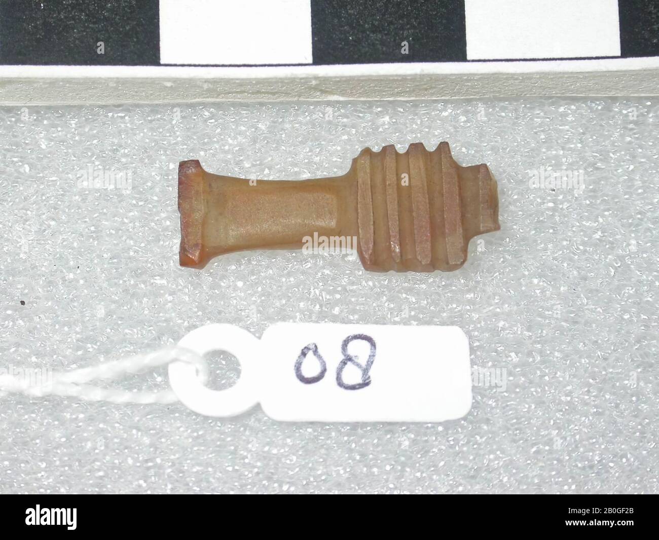 jade column, amulet, hieroglyph, cornealine, 2,5 cm, Egypt Stock Photo ...