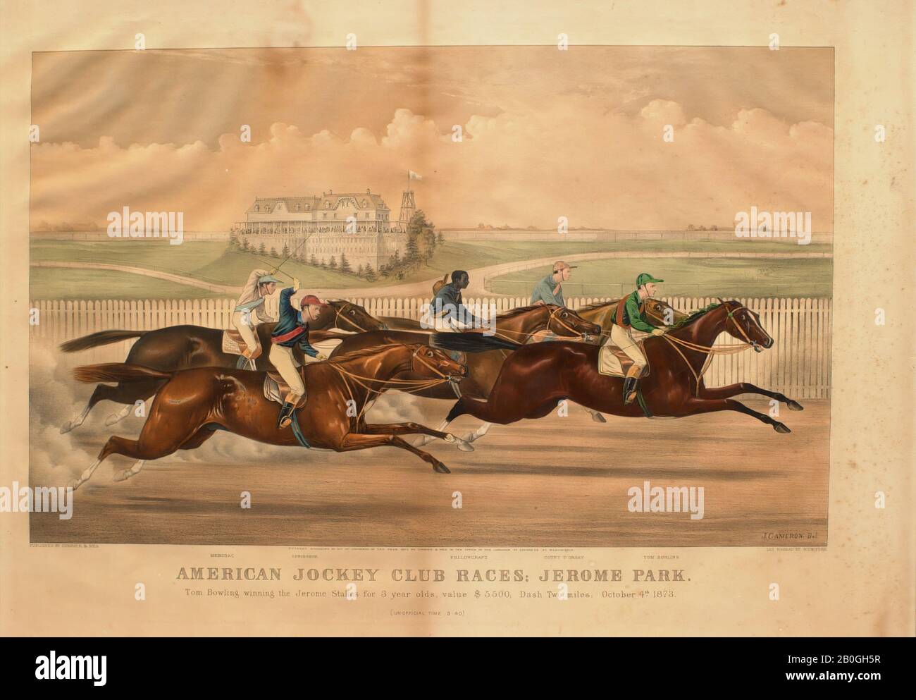 American jockey club races jerome park hi-res stock photography and ...