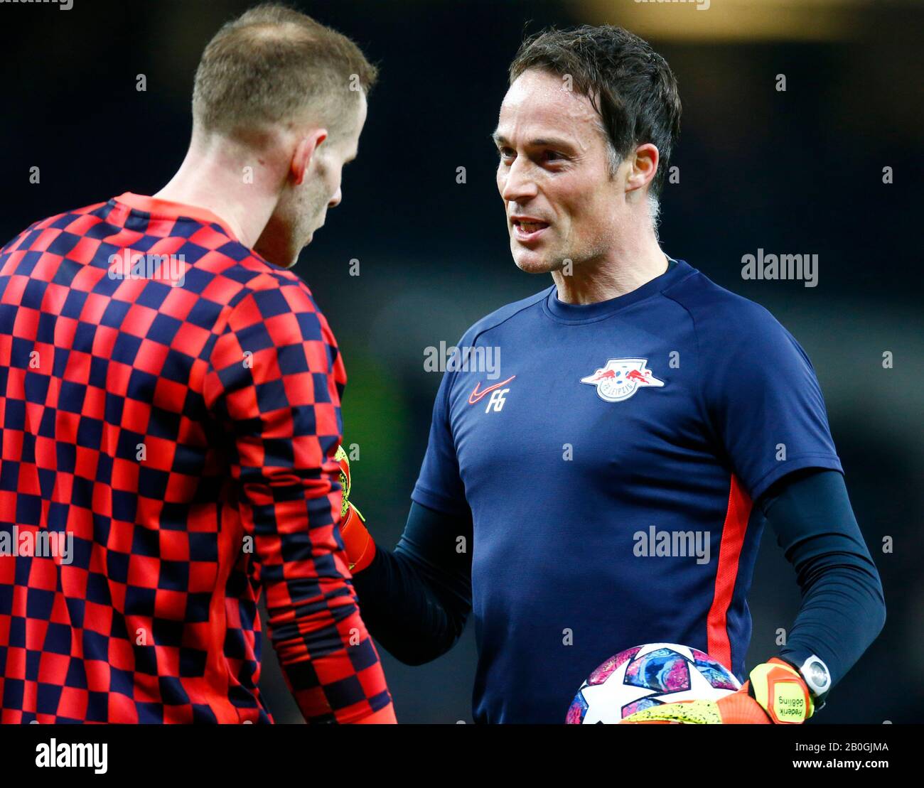 Goalkeeping coach frederik gobling of rb leipzig hi-res stock ...