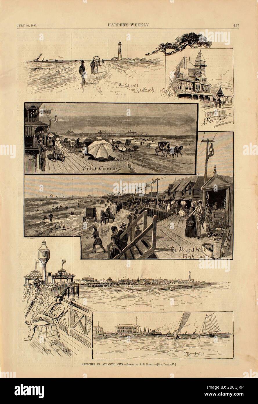 19th century city united states hi-res stock photography and images - Alamy