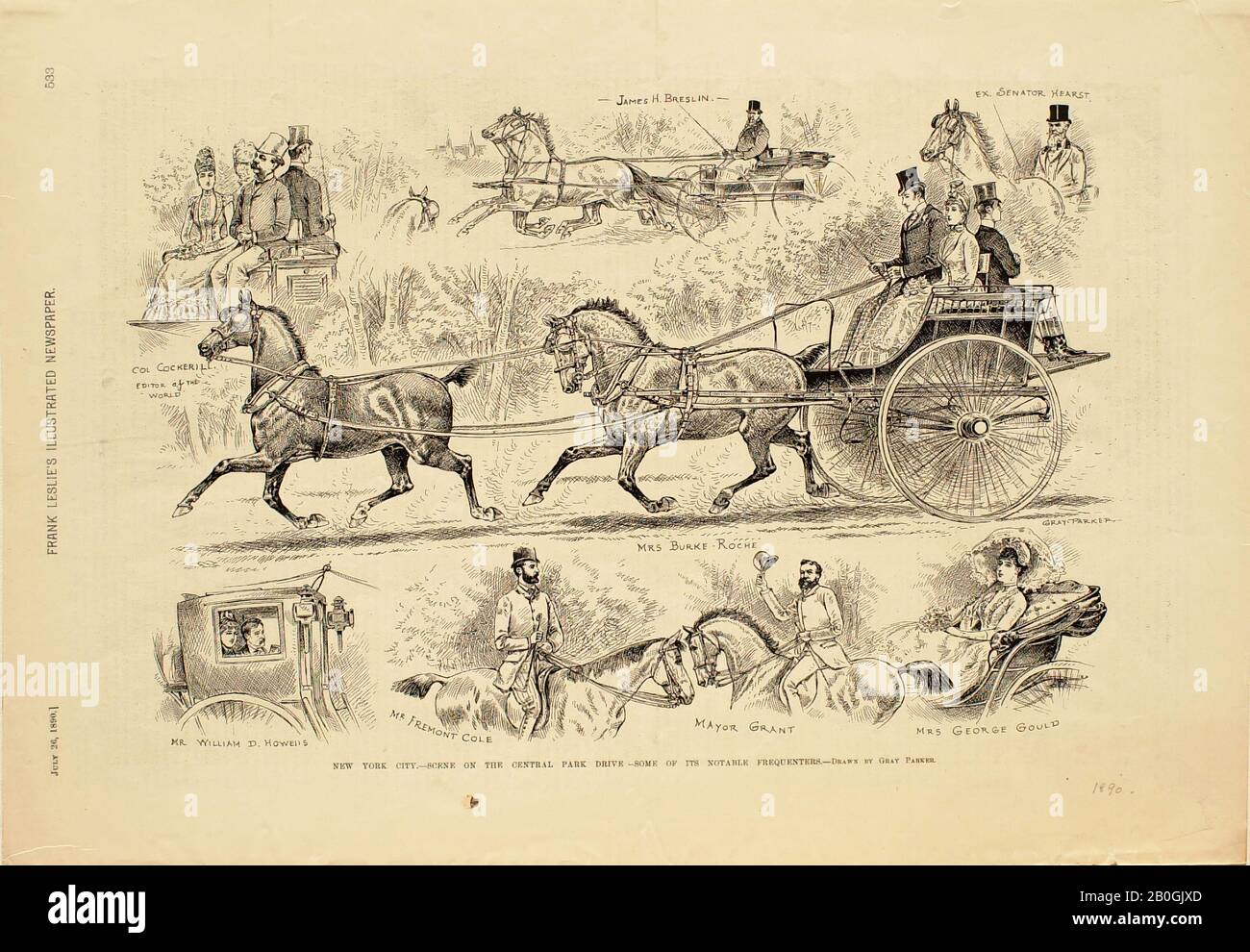 1890 newspaper hi-res stock photography and images - Alamy
