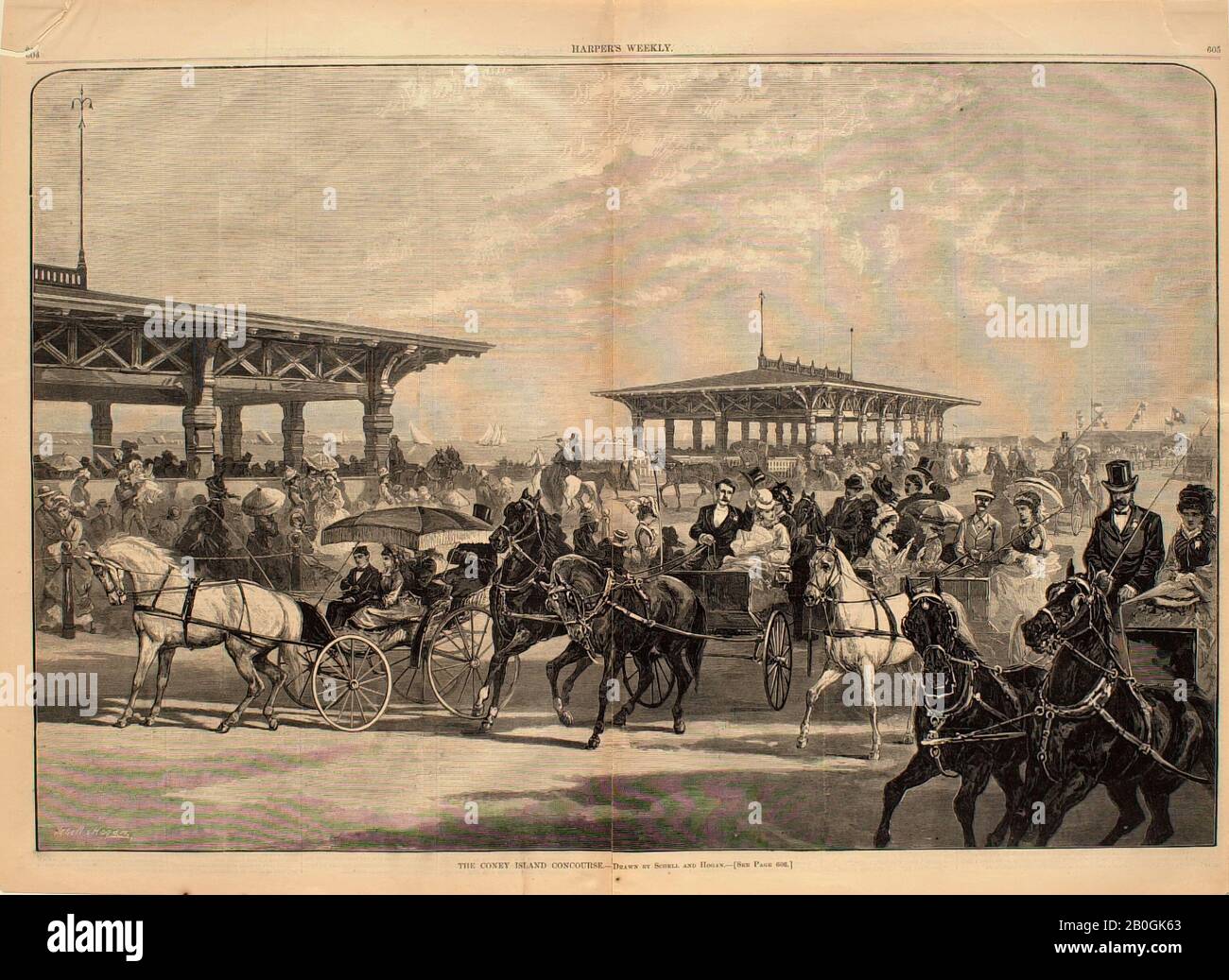 Coney island concourse hi-res stock photography and images - Alamy