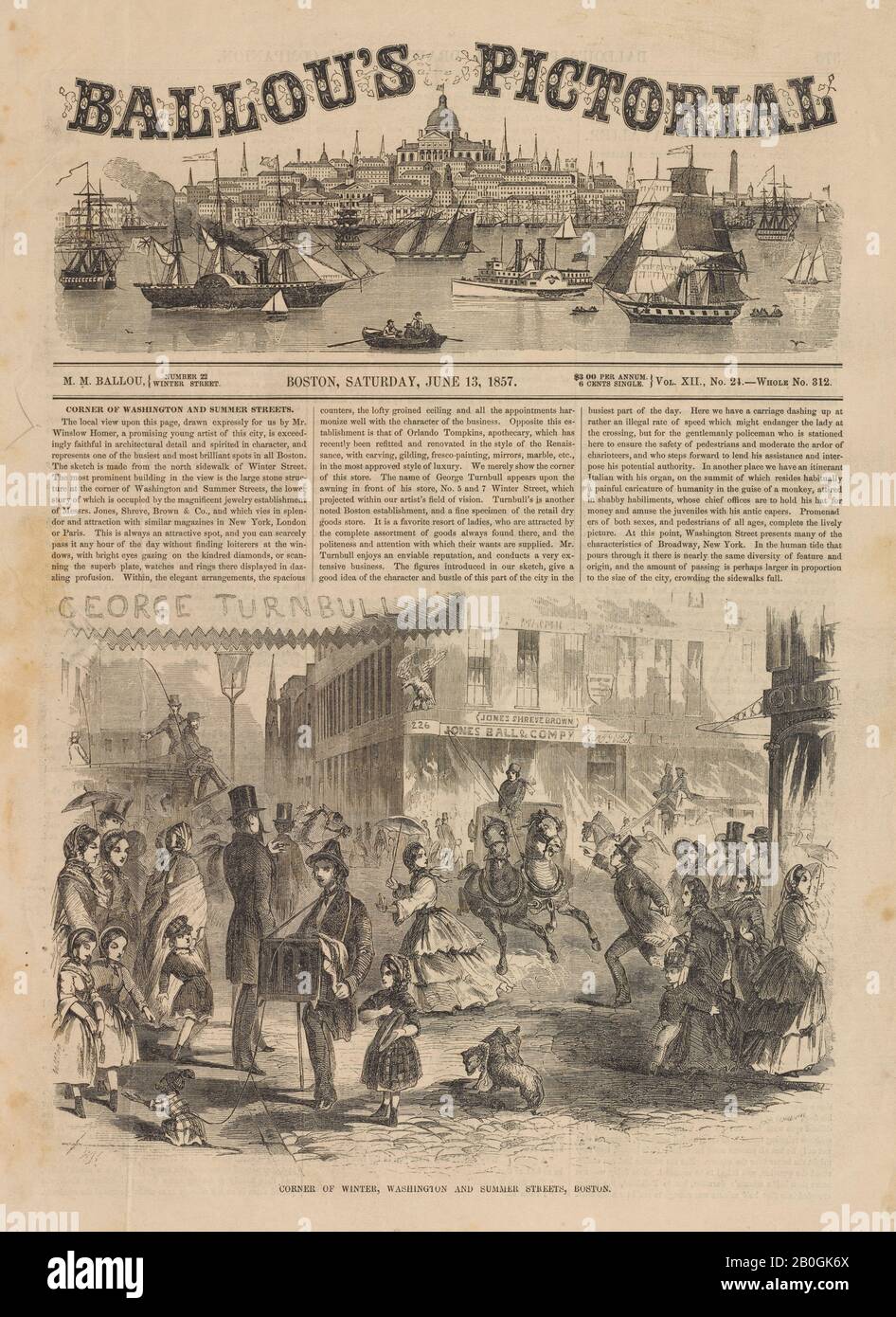 Boston ballous pictorial drawing room companion hi-res stock ...