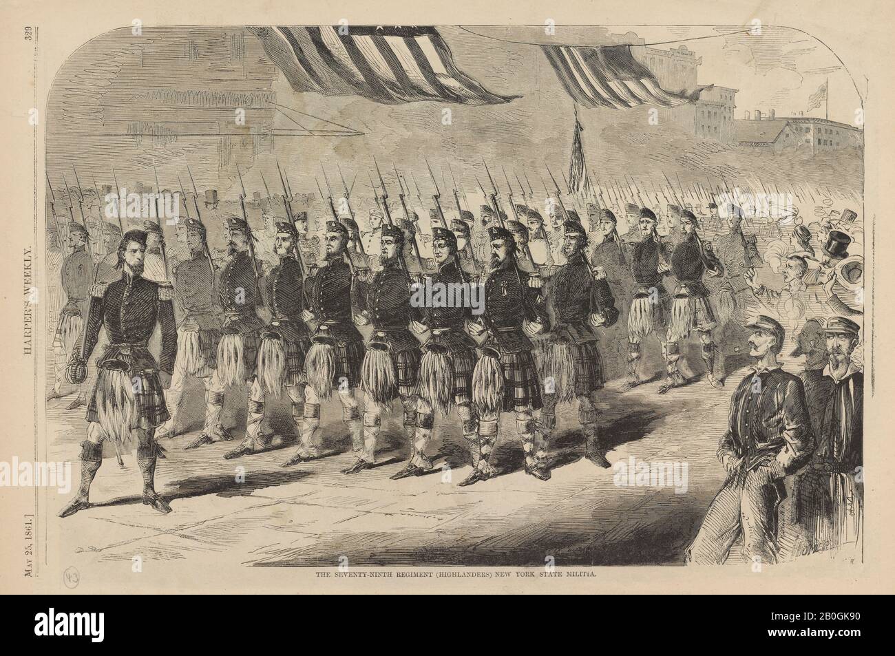 Highlanders regiment hi-res stock photography and images - Alamy