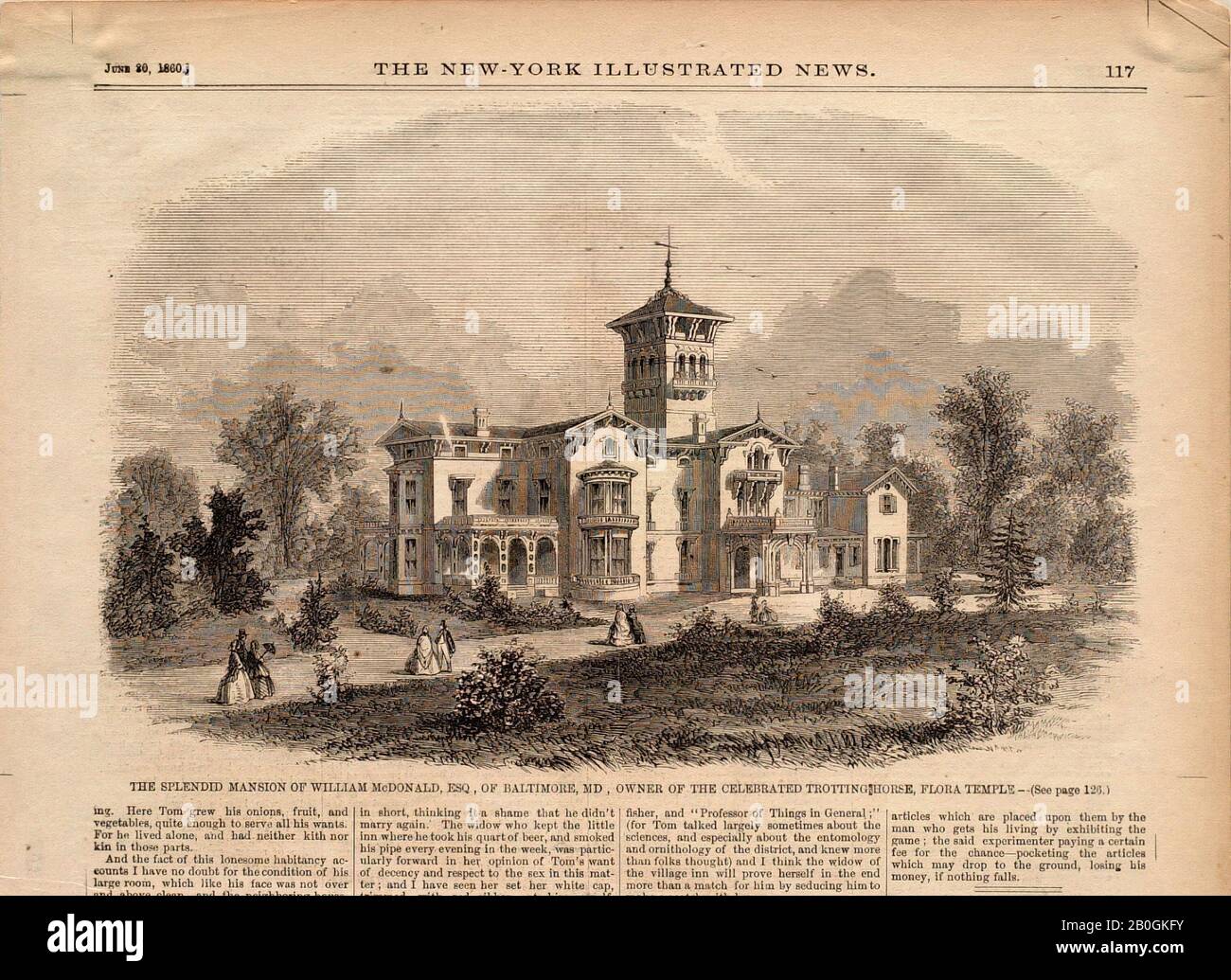Unknown, The Splendid Mansion of William McDonald, Esq. of Baltimore ...