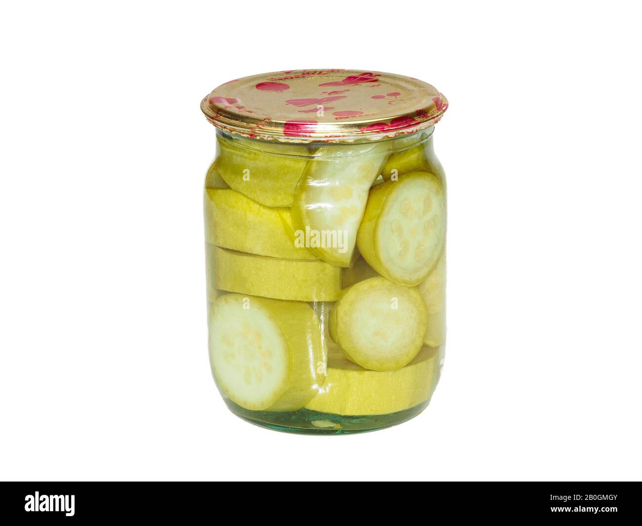 Canned squash in glass jar Stock Photo - Alamy