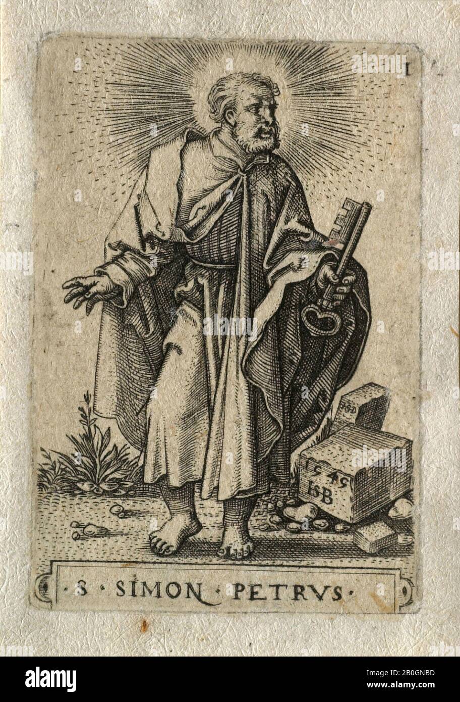 After Hans Sebald Beham, German, 1500–1550, The Twelve Apostles: Saint ...