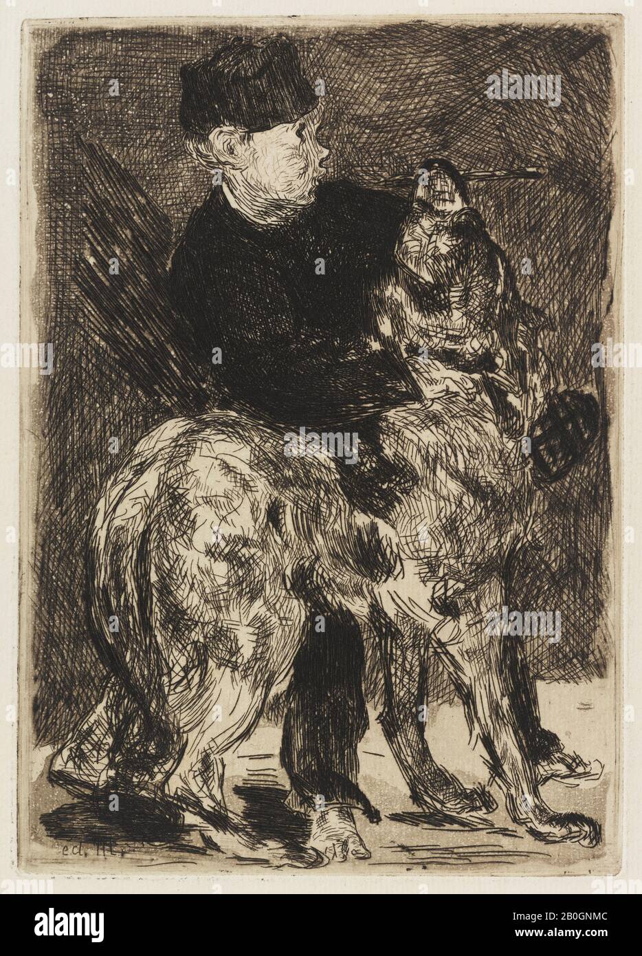 Etching and open bite on laid paper hi-res stock photography and images ...