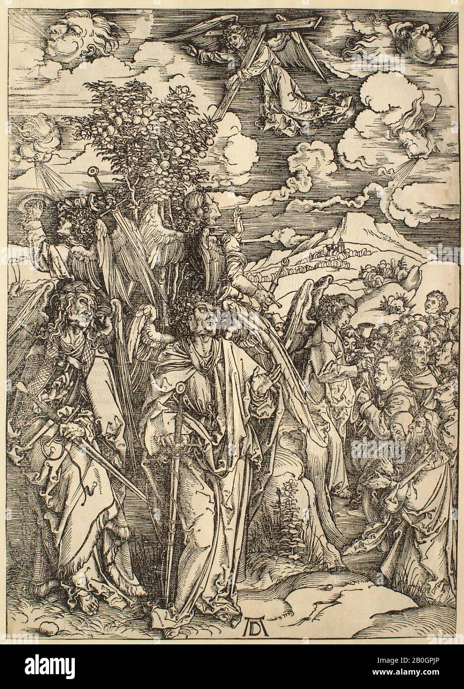 The four angels holding the four winds hi-res stock photography and ...