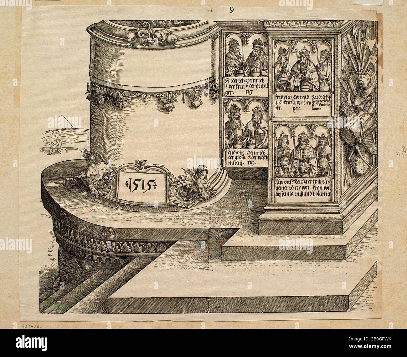 Albrecht Dürer, German, 1471–1528, The Triumphal Arch of Maximilian I ...