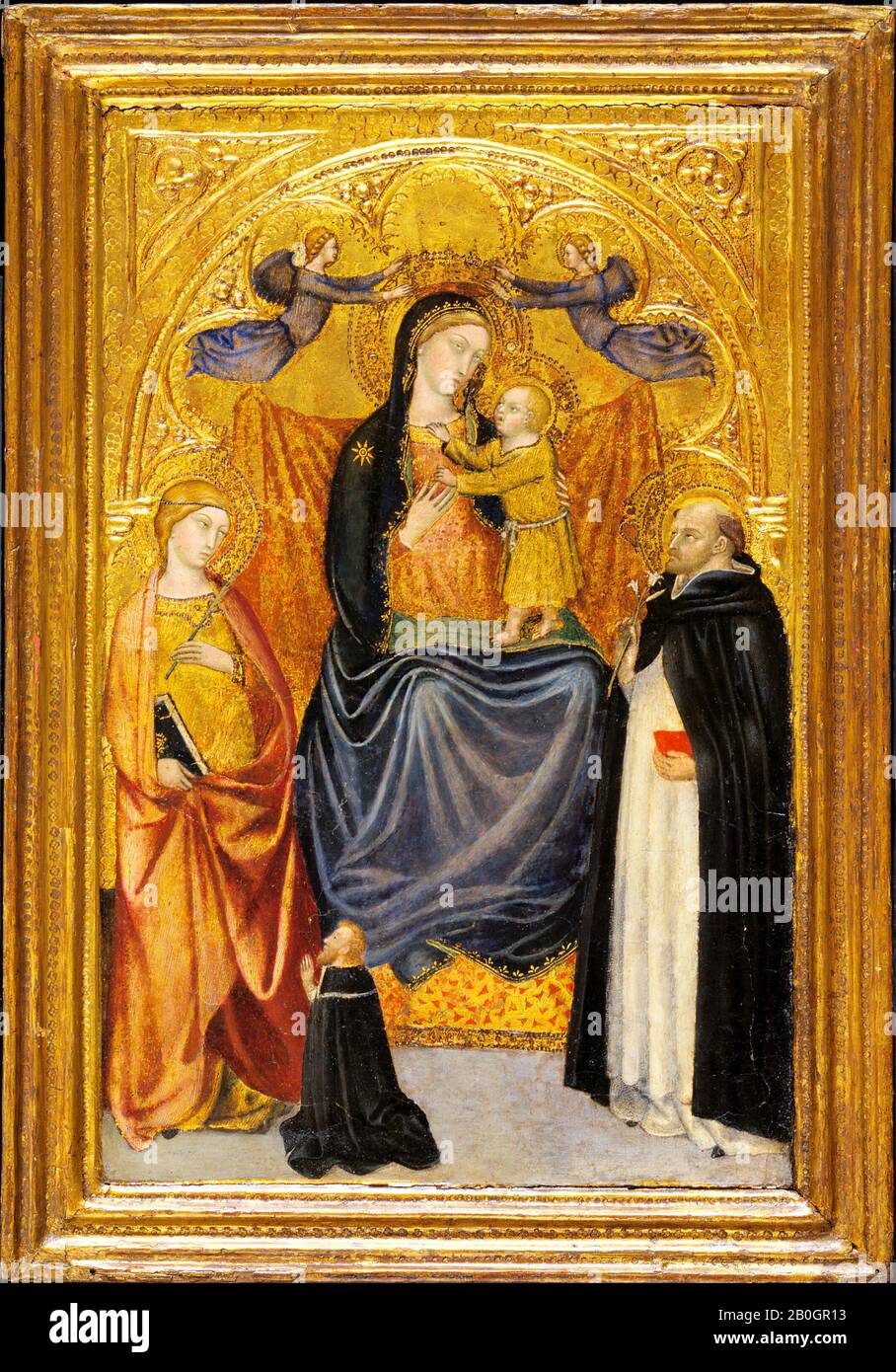 Artist unknown, The Virgin and Child with Saint Dominic, Saint ...