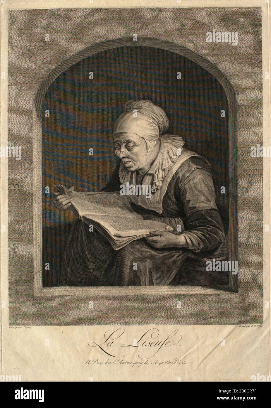 Johann Georg Wille, German, 1715–1808, active France, After Gerrit Dou ...