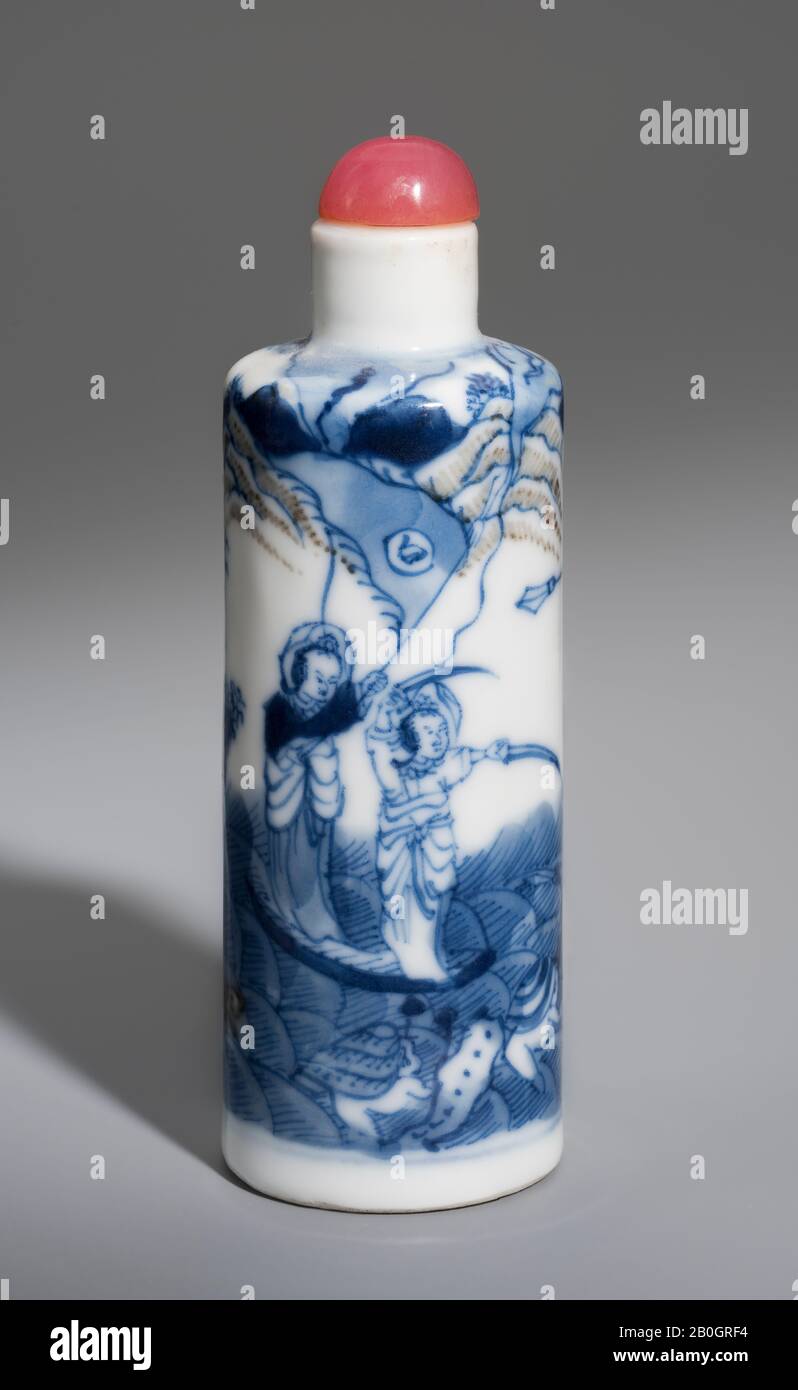 Chinese, Perfume bottle, Porcelain, Height: 4 3/4 in. (12.1 cm Stock ...
