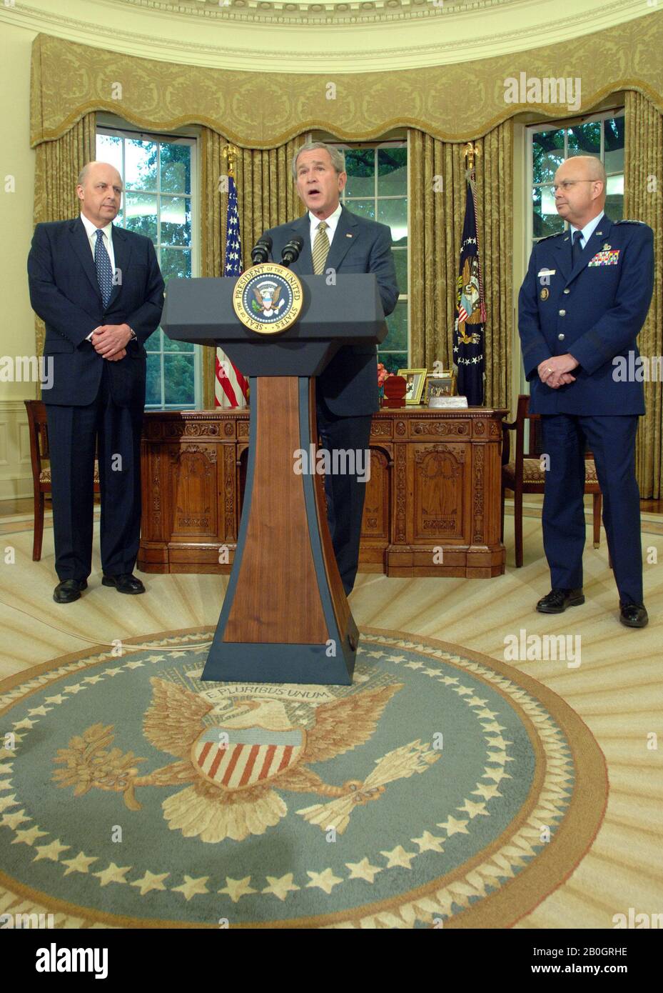 Washington, D.C. - May 8, 2006 -- United States President George W ...