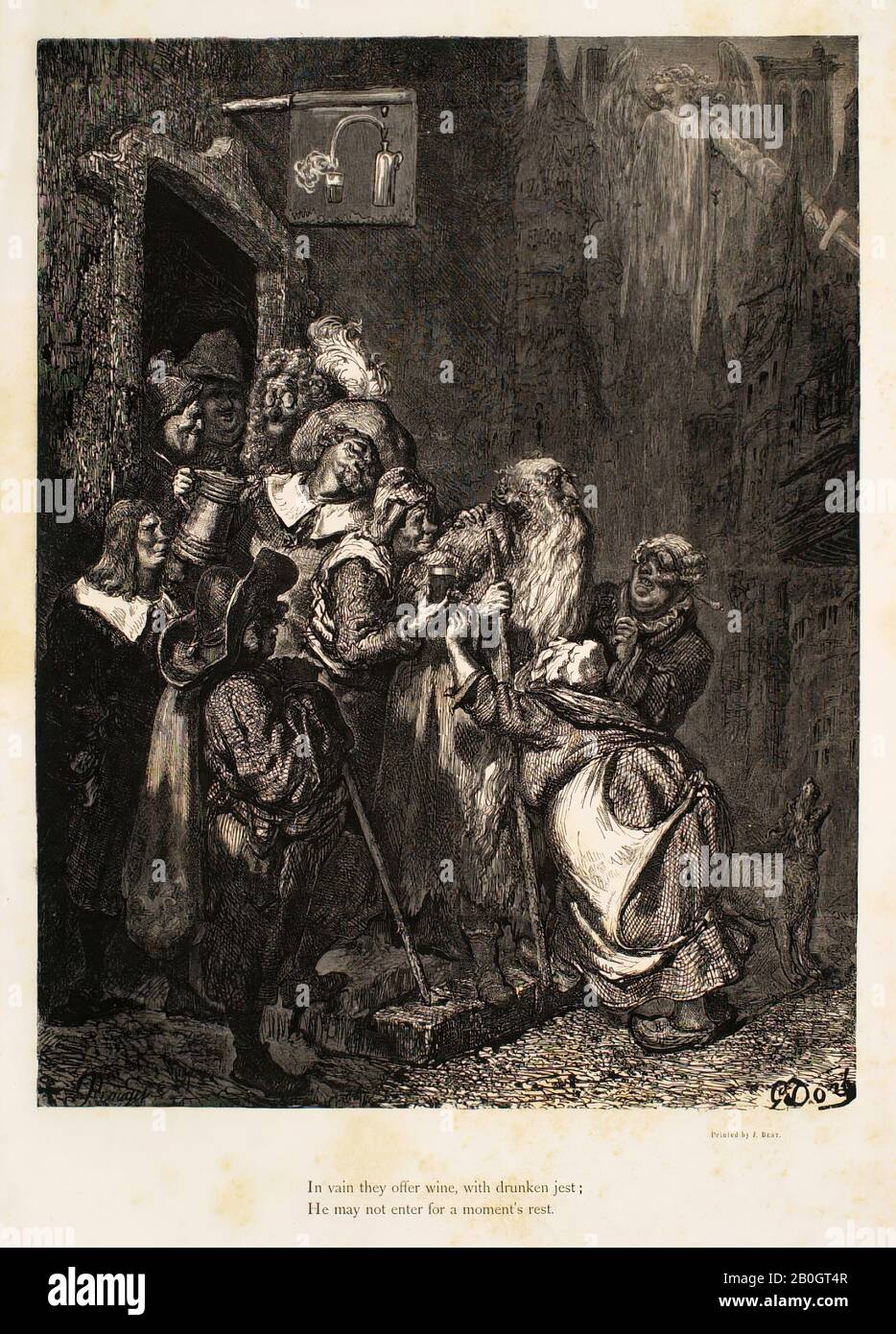 Wandering jew gustave dore hi-res stock photography and images - Alamy