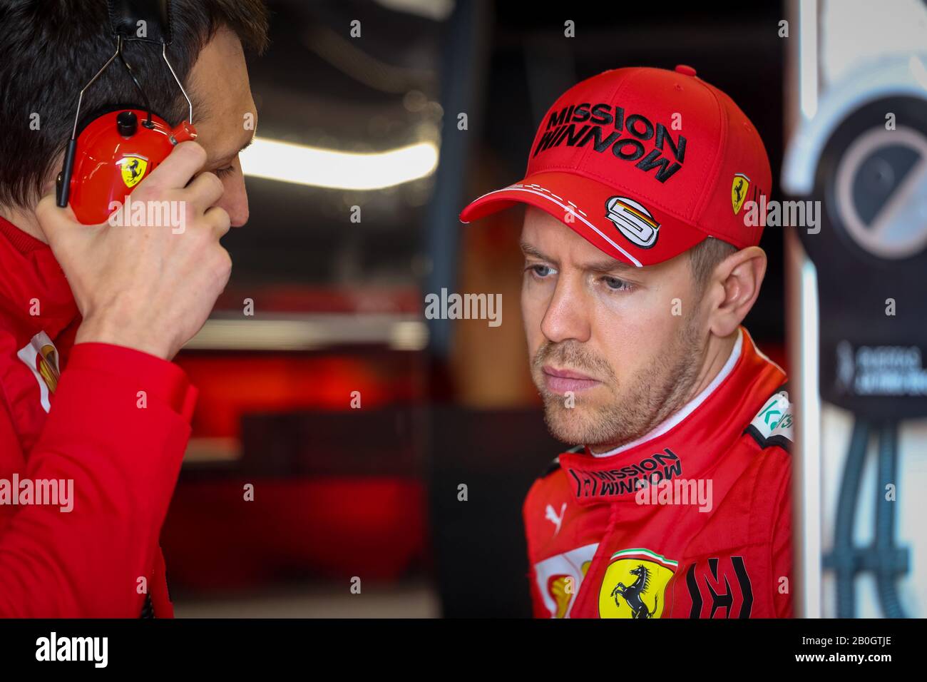 Montmelo, Spain. 20th Feb, 2020. Sebastian Vettel (Scuderia Ferrari ...