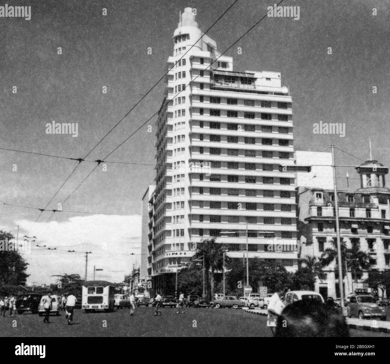 Singapore. 1958. Asia Insurance Building Stock Photo - Alamy