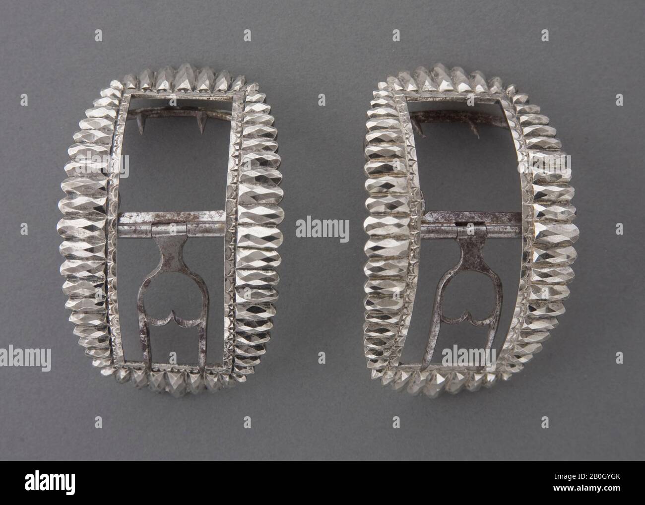 Peter Getz, American, 1764–1809, Pair of Shoe Buckles, c. 1780, Silver ...