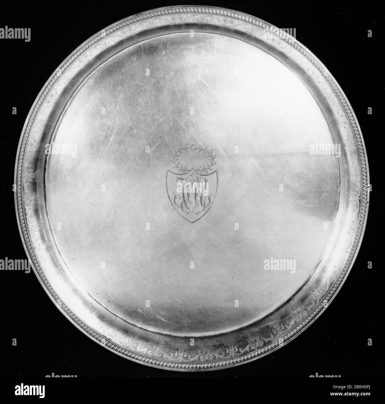 Silver salver hi-res stock photography and images - Alamy