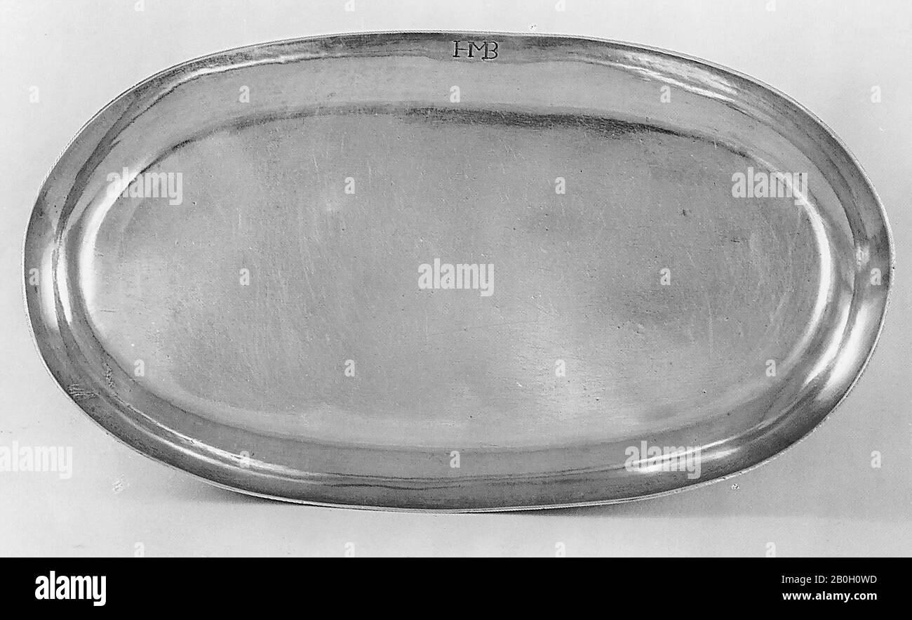 William Gamble, English, active 1688–1730, Spoon Tray, 1715/16, Silver ...