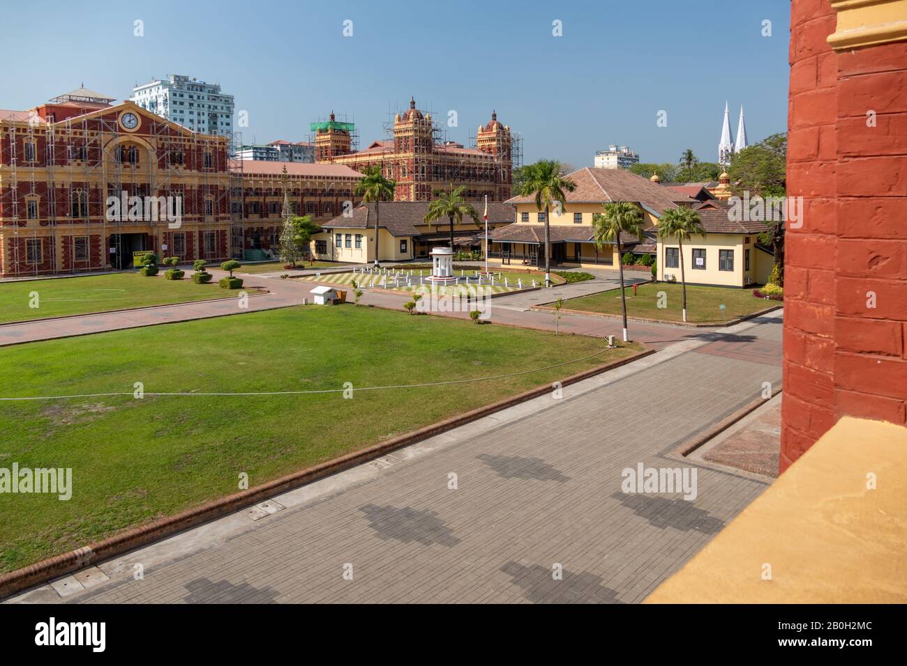 YANGON, MYANMAR - JANUARY 18, 2020: The Secretariat or Secretariat ...