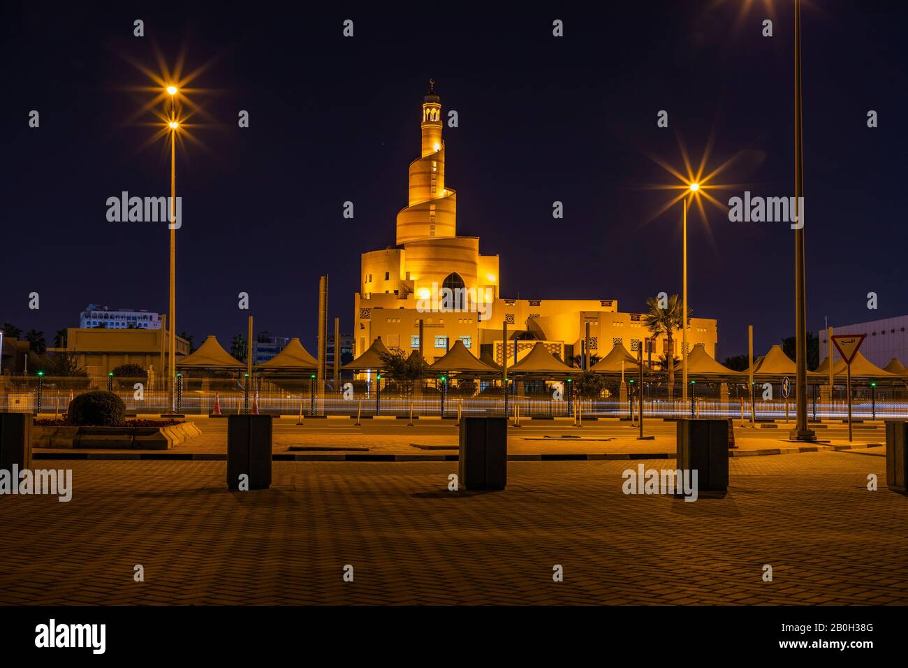 Fanar,Doha, Qatar- 18 January 2020: Fanar during the night Stock Photo ...