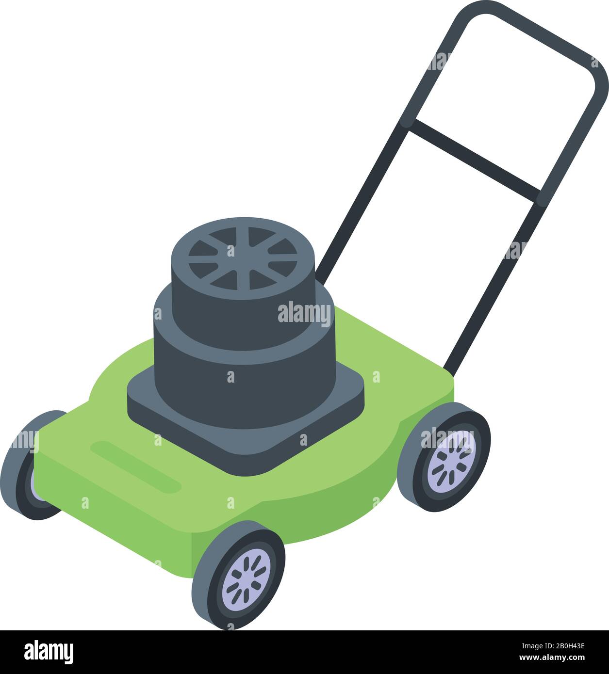 Lawn mower icon, isometric style Stock Vector Image & Art - Alamy