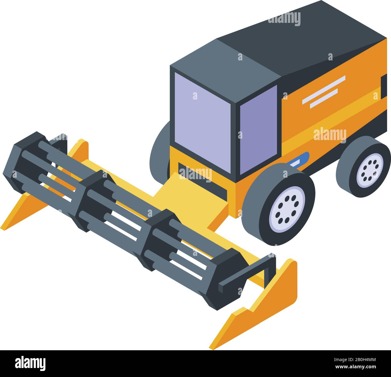 Harvester icon, isometric style Stock Vector Image & Art - Alamy
