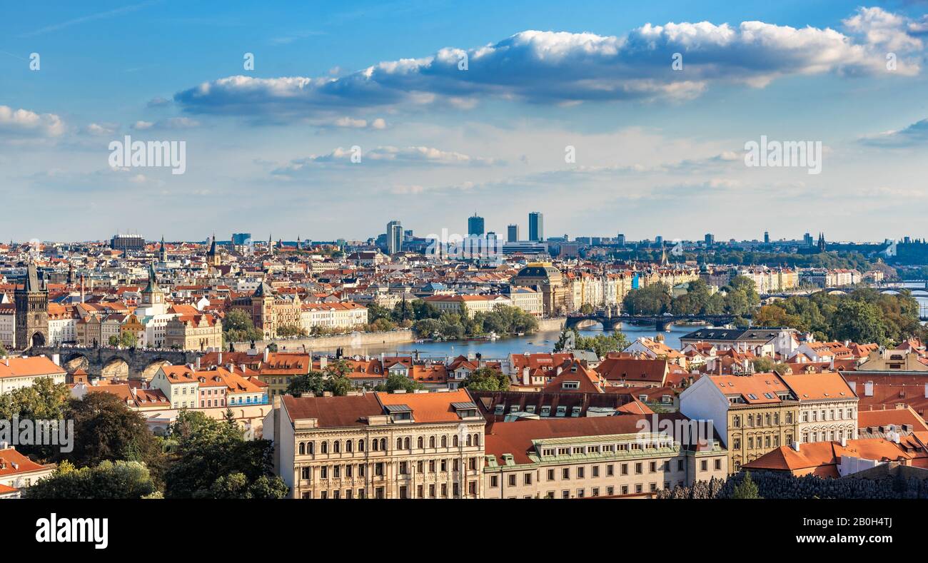 Classic prague panorama hi-res stock photography and images - Alamy