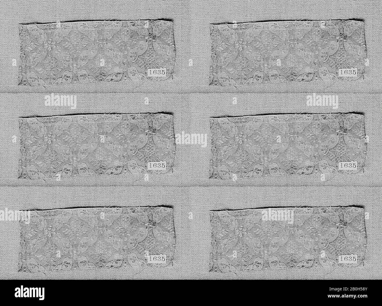 Piece, German, 18th century, German, Silk and metal thread, Overall: 2 ...