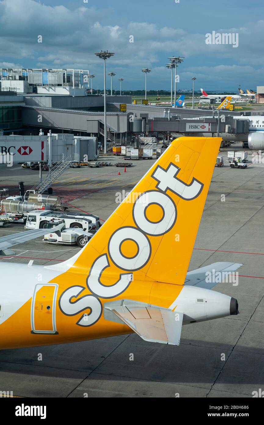 Scoot airline logo hi-res stock photography and images - Alamy