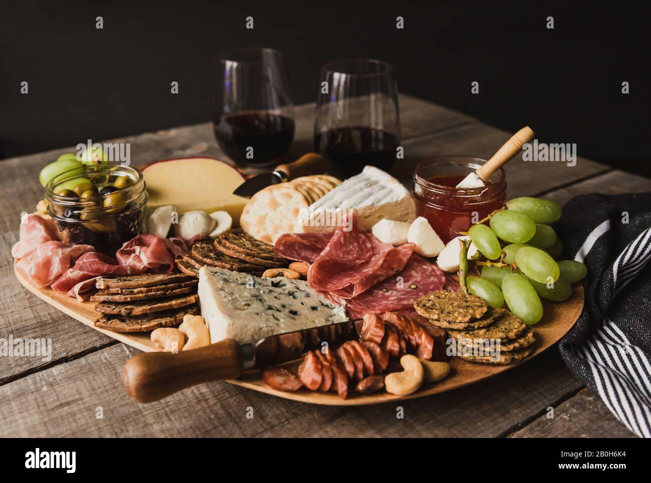 Charcuterie assortment hi-res stock photography and images - Alamy