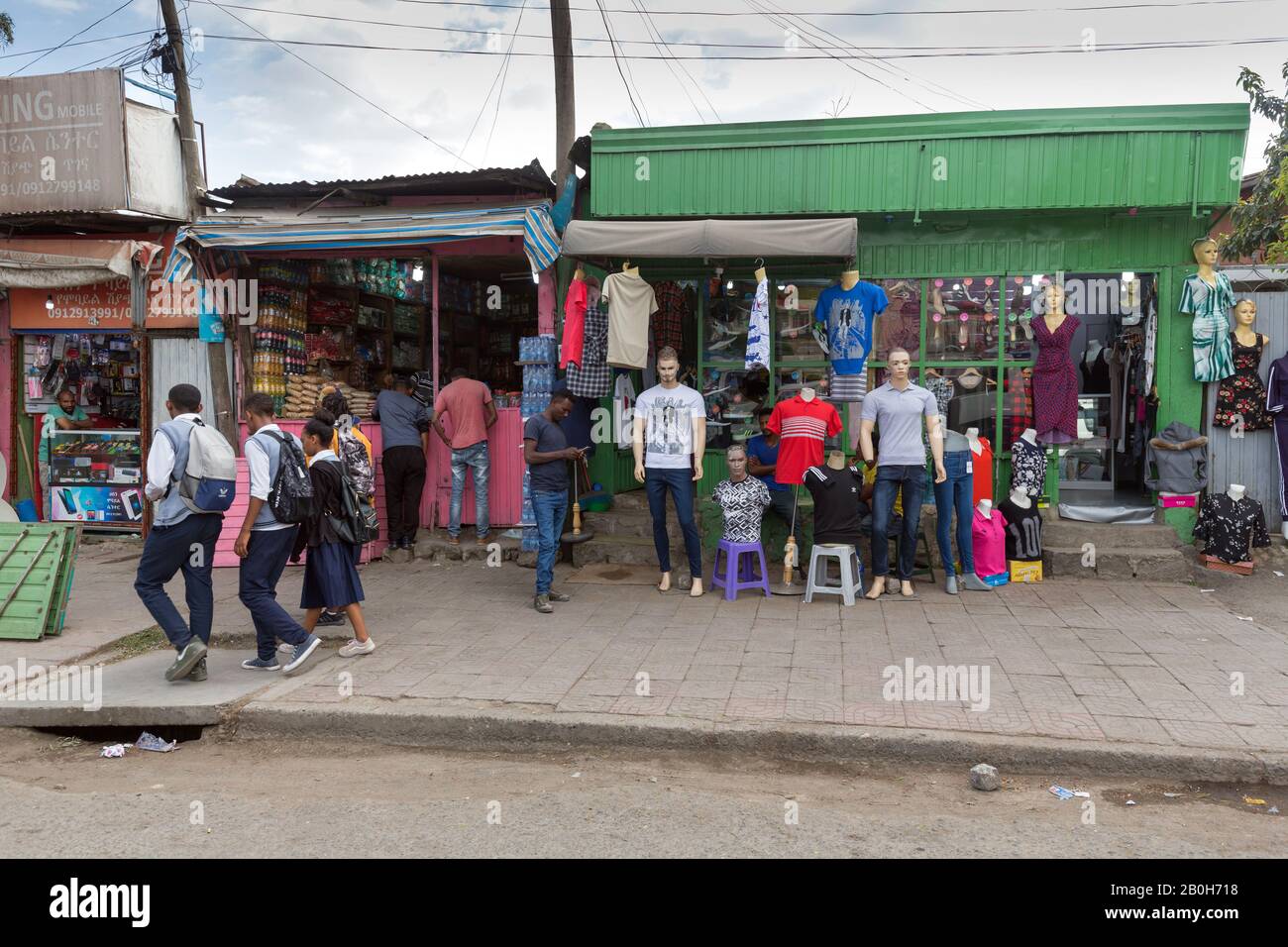 01.11.2019, Addis Ababa, Addis Ababa, Ethiopia - Students in school ...
