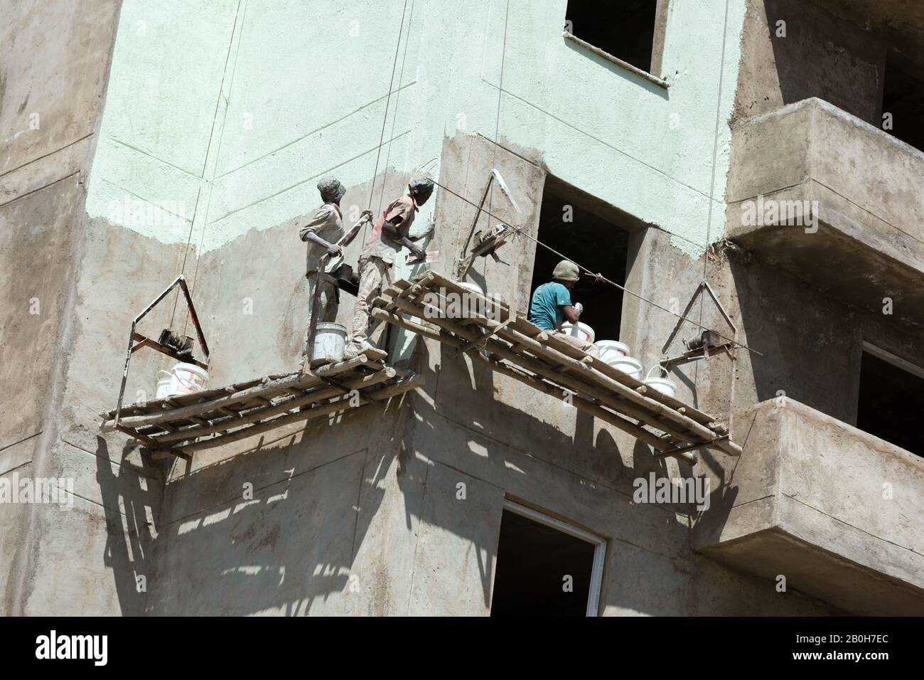 04.11.2019, Addis Ababa, , Ethiopia - Construction boom in Ethiopia ...