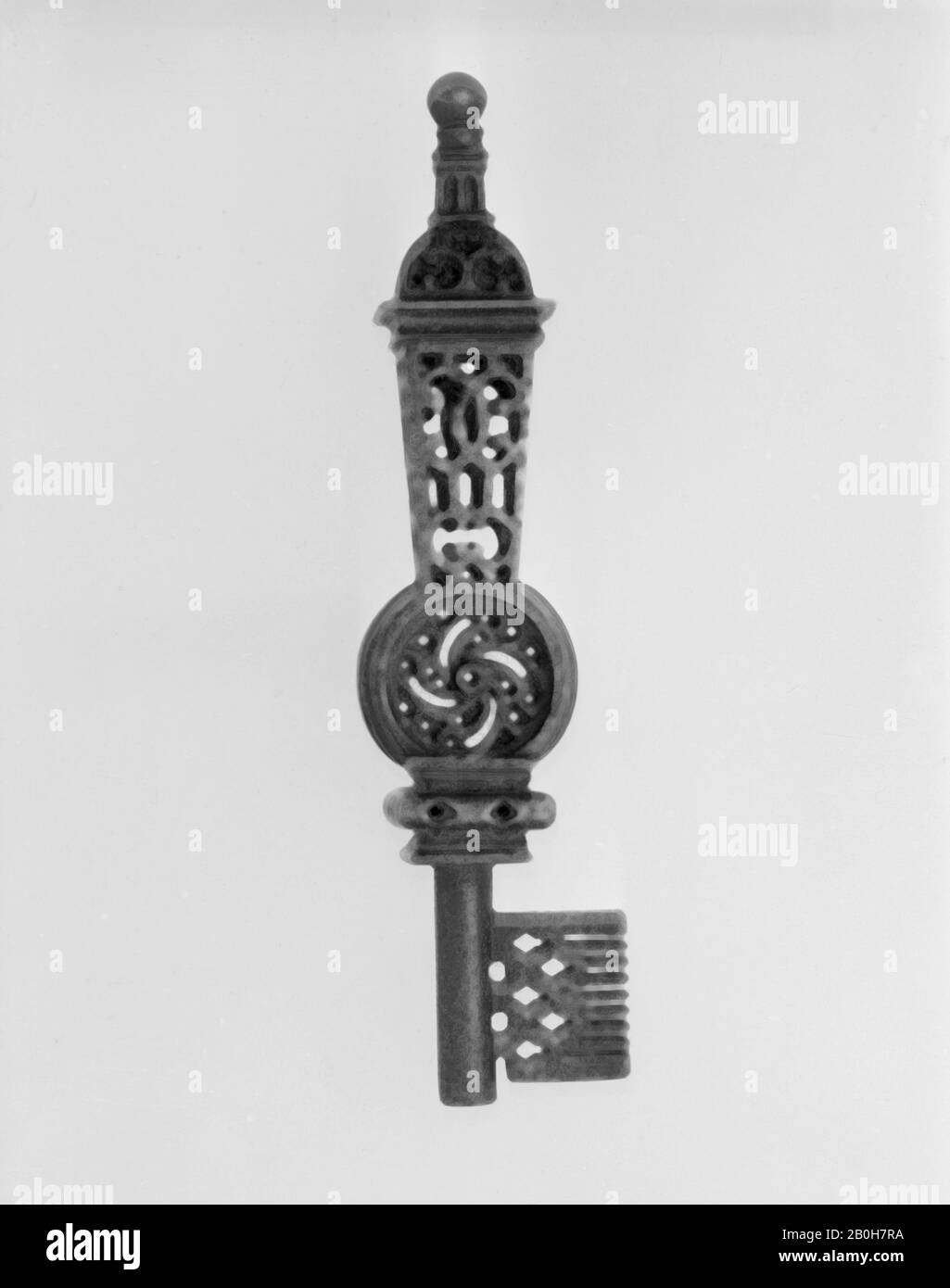 Key, European, 16th century, European, Steel, Length: 4 3/4 in. (12.1 ...