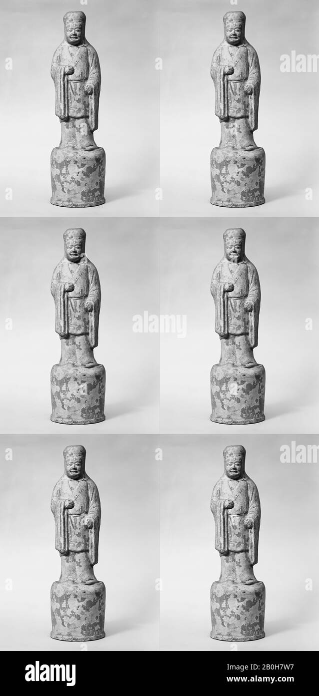 Official Standing on High Base, China, 9th century, China, Terracotta ...