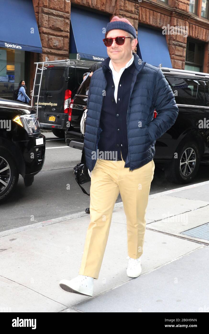 New York, NY, USA. 20th Feb, 2020. Martin Freeman at Build Series ...