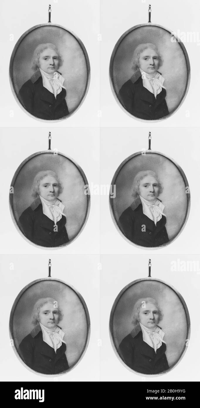 British Painter, Portrait of a Man, British Painter (ca. 1800), Ivory ...