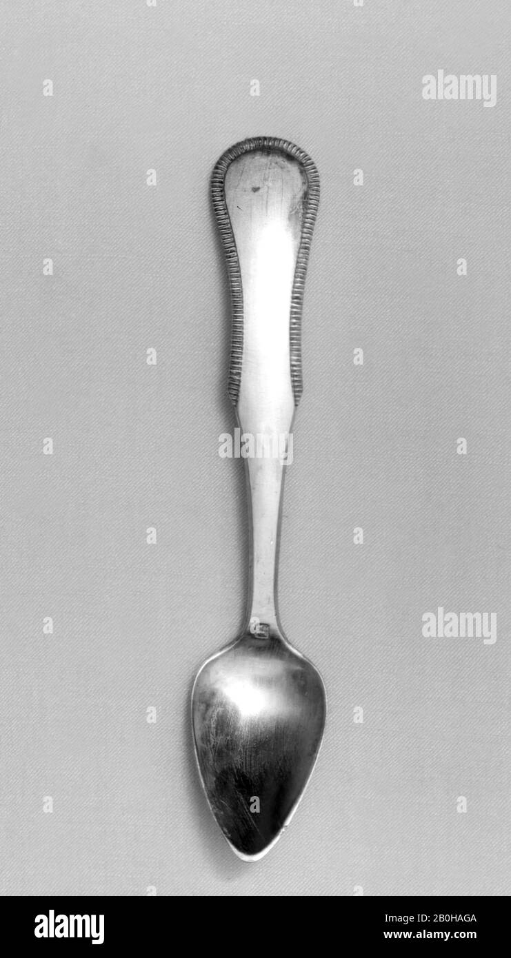 Toy spoon, Dutch, early 19th century, Dutch, Silver, Length: 3 1/2 in ...