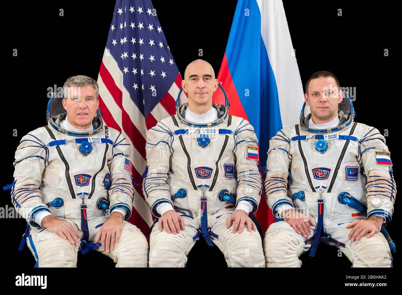 International Space Station Expedition 63 backup crew members poses for ...