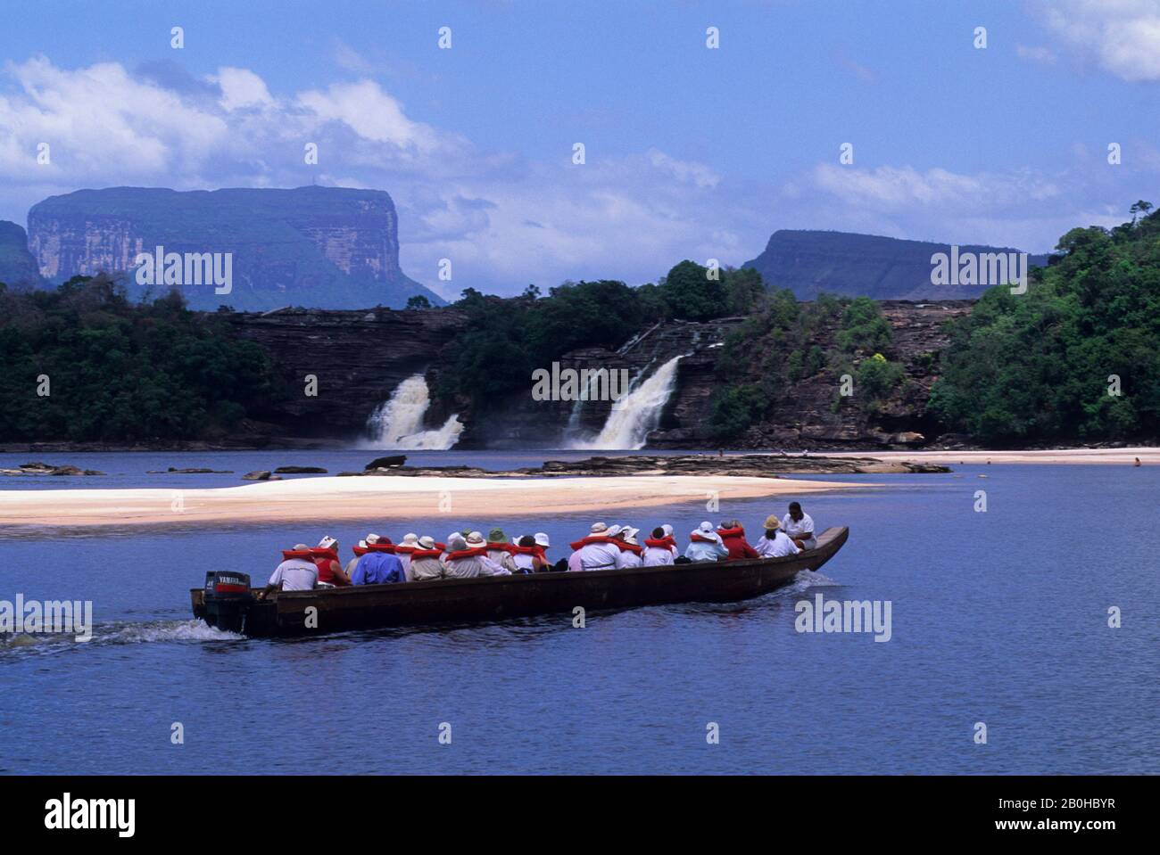 SOUTH AMERICA, VENEZUELA, CANAIMA NATIONAL PARK, CANAIMA LAGOON, SAPO ...