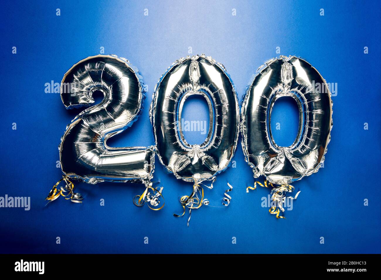 Balloon Bunting for celebration Happy 200th Anniversary made from ...