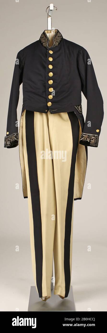 Military uniform, American, early 19th century, American, wool Stock ...