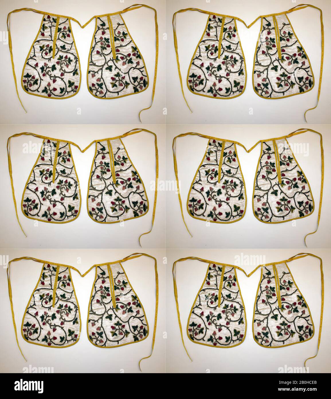 Pocket, British, 1700–1750, British, silk Stock Photo - Alamy