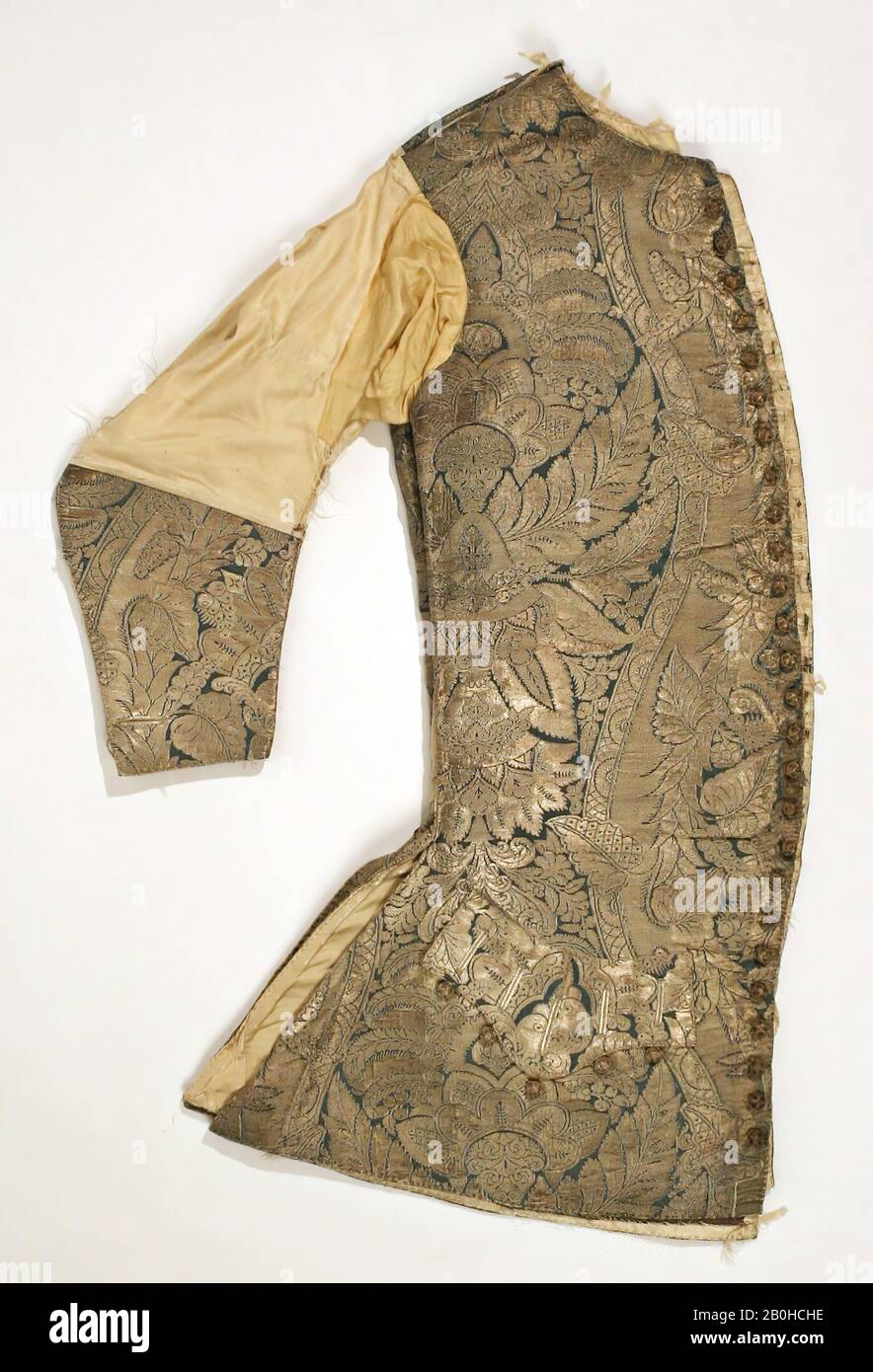 Waistcoat, British, early 18th century, British, silk Stock Photo - Alamy